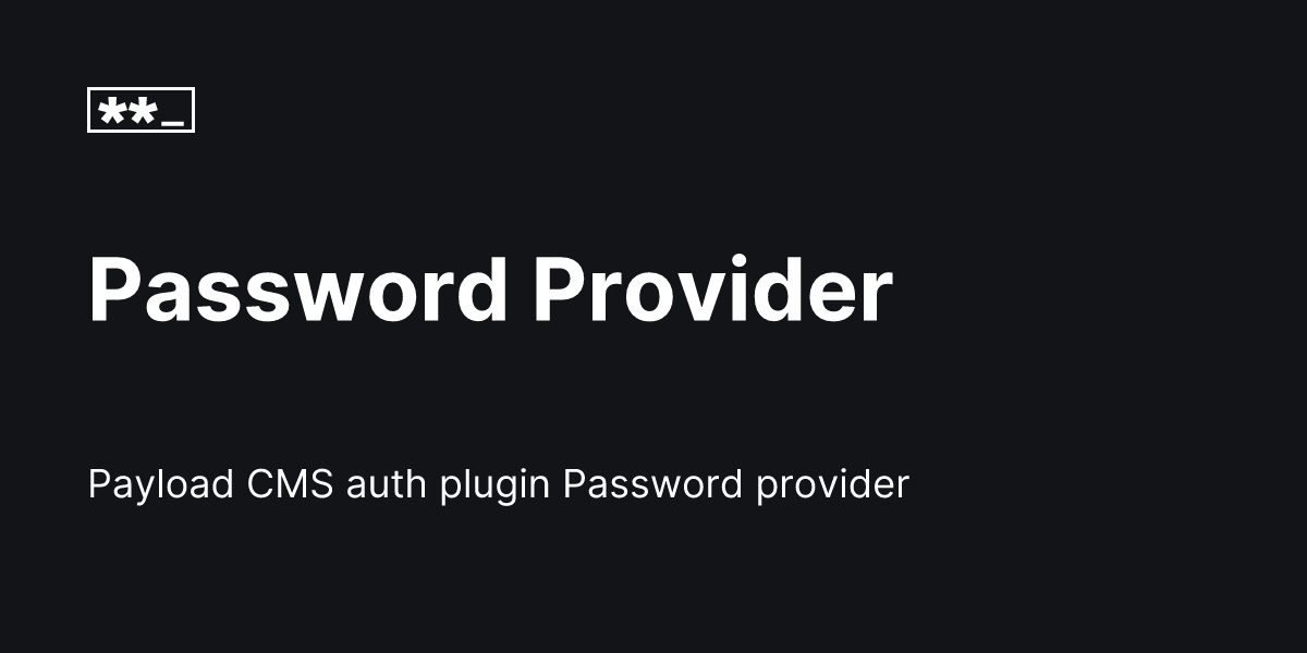 Password Provider